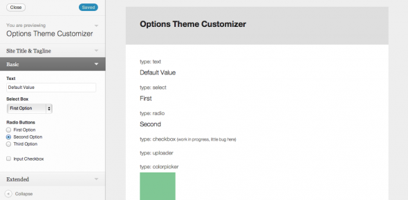 Options Framework + Theme Customizer | WP Theming